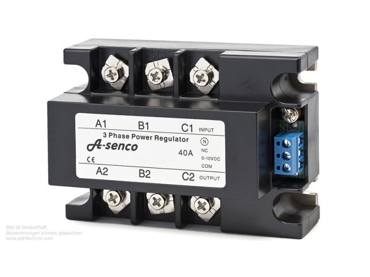 Thyristorsteller 3x Phasenanschnitt 4 - 20mA-SCR-706-3da4040MMa